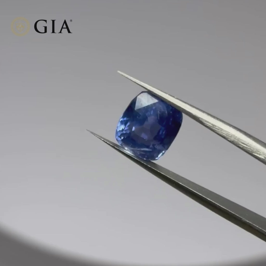 3.40 Ct GIA Certified Sri Lanka Natural Blue Sapphire - No Heat ...