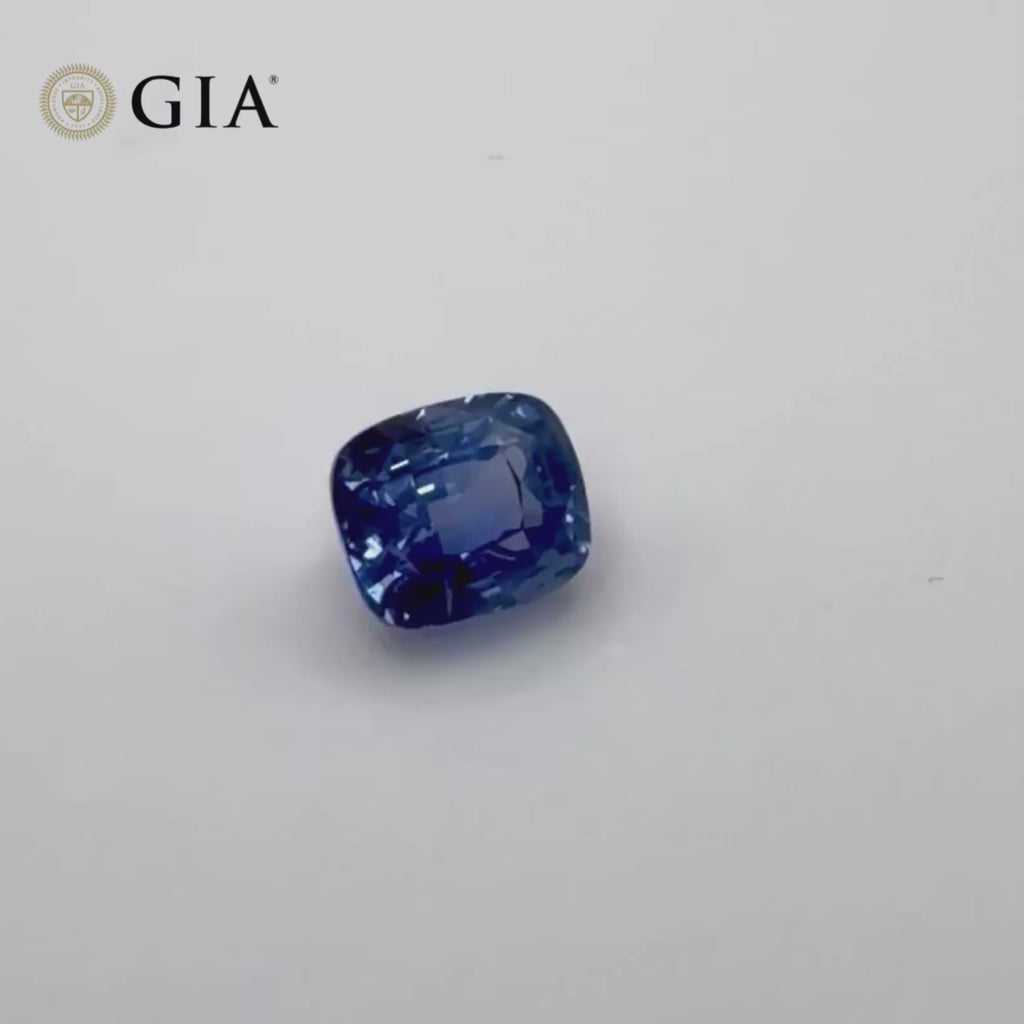 3.40 Ct GIA Certified Sri Lanka Natural Blue Sapphire - No Heat ...